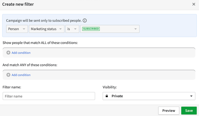 Campaigns: marketing contacts - Knowledge Base | Pipedrive
